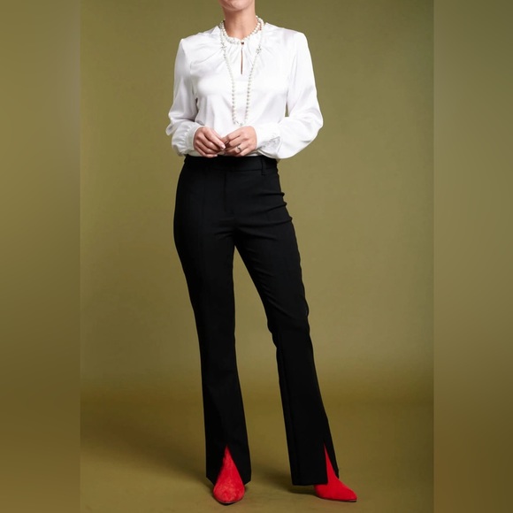 Robell | Pants & Jumpsuits | Robell Joella Front Split Bootleg Pant ...